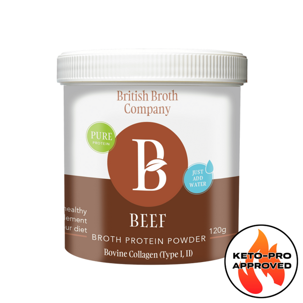 Beef Broth - Bovine Collagen Type I & II – Keto-Pro