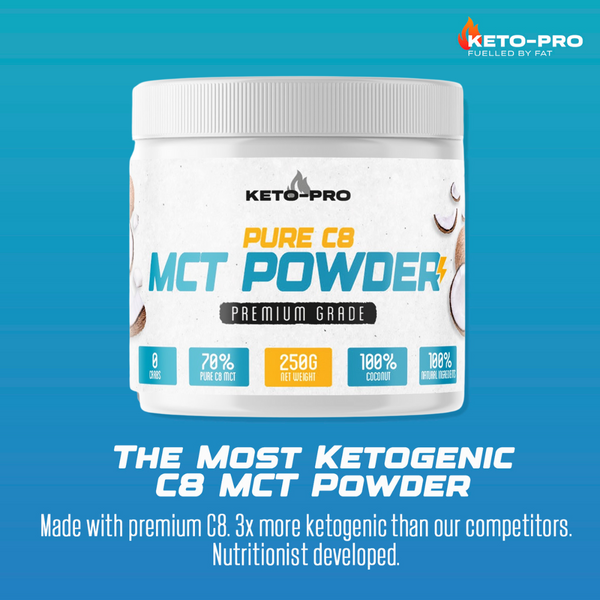 Pure C8 MCT Powder – Keto-Pro